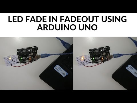 LED fade in / out program by using arduino UNO | Embedded C program | Basic LED program