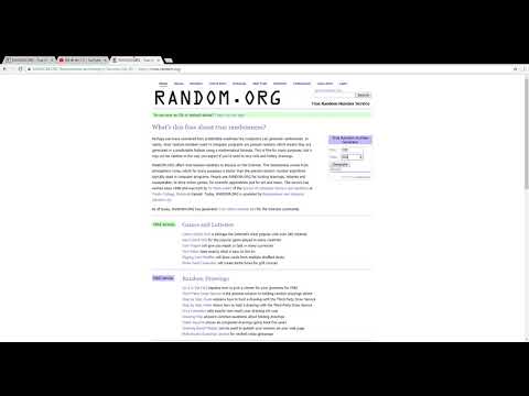 RANDOM ORG True Random Number Service Google Chrome 4 7 2018 1 30 07 AM