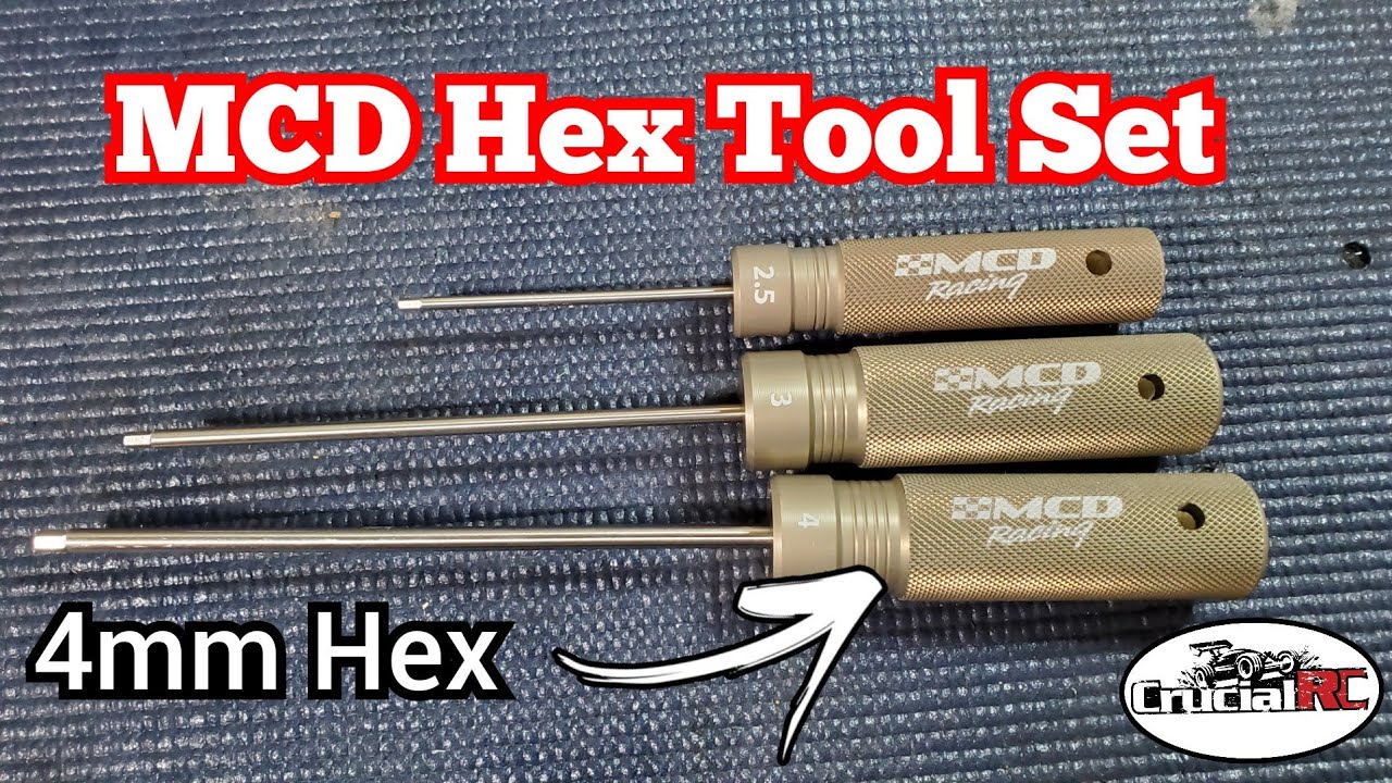 MCD Racing Hex Driver Set with 4mm, WOW!!