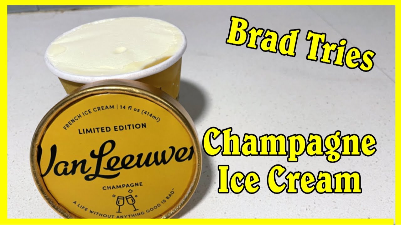 Champagne Ice Cream | Brad Tries