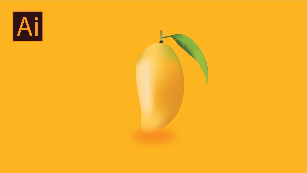 Adobe illustrator tutorial - How to create mango in illustrator