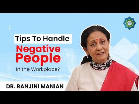 How to Stay Positive in a Negative Work Environment | Dr. Ranjini Manian | Champion Woman