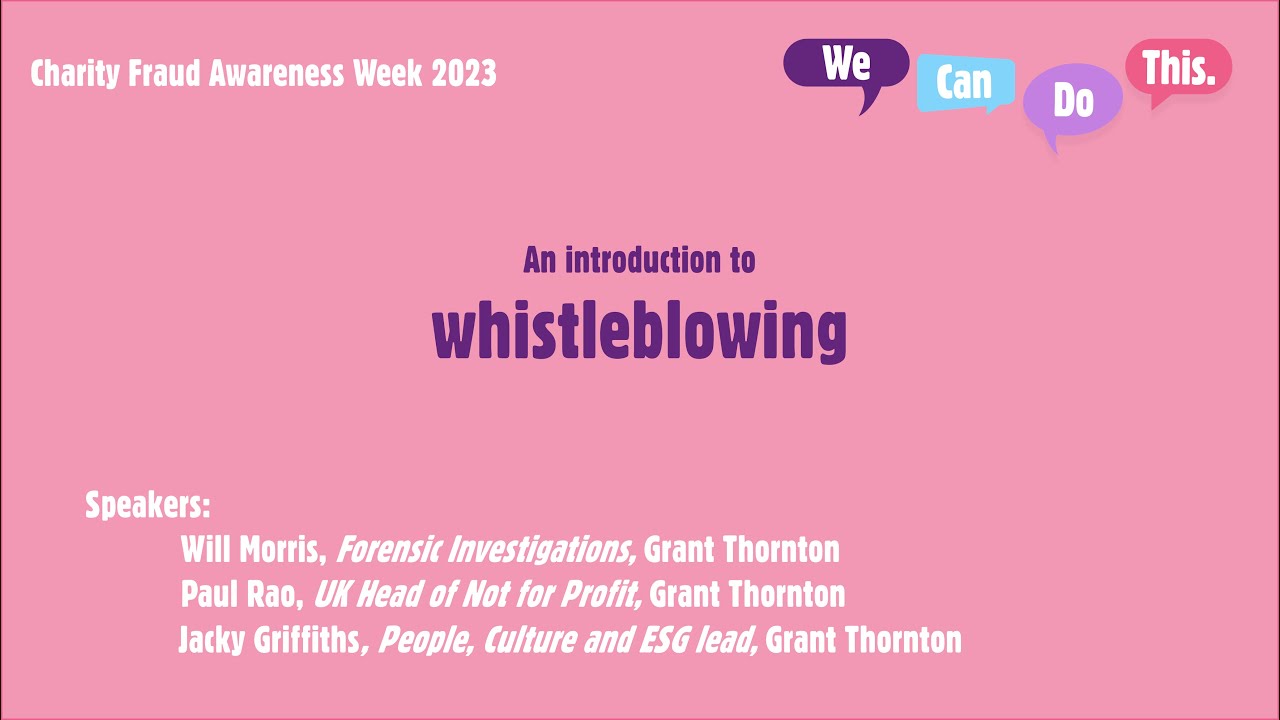 An Introduction to Whistleblowing