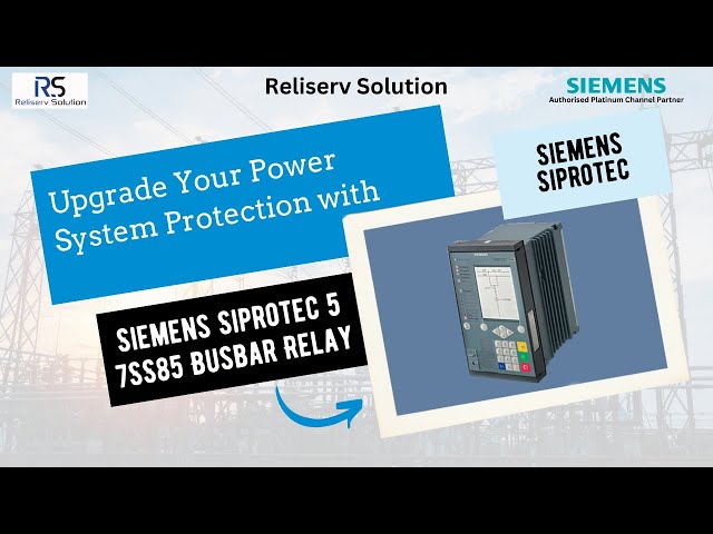 Siemens Siprotec 5 Numerical Relay - Siemens Reyrolle 7sr10 Over ...