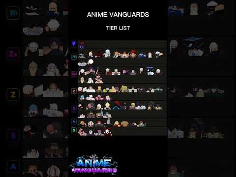 Anime Vanguard New Tier List!
