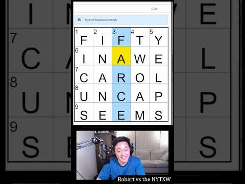 Sunday Mini crossword 4/2/23 New York Times Crossword #crossword #puzzle #shorts