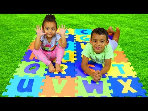 ABC Song | Alphabet Nursery Rhymes Songs for Kids with Leah's Play Time