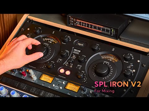 SPL Iron v2 Mastering Compressor - All Black | Reverb