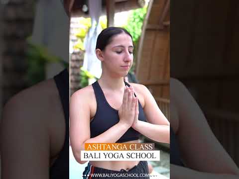 Ashtanga Vinyasa Class at Bali Yoga School in Ubud, Bali, Indonesia #yogateachertrainingbali