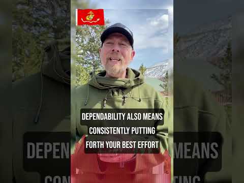 #DEPENDABILITY - 14 #USMC #Leadership Traits, are you #Dependable? #MarineCorps #Leader #SOTG
