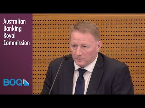 Bank of Queensland's Head of Performance & Governance testifies at the Banking Royal Commission