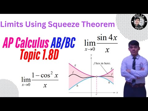 AP Calculus AB/BC Topic 1.8D | Crushing Limits with the Squeeze Theorem