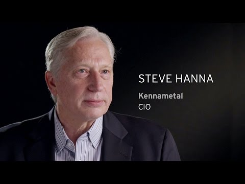 Steve Hanna, CIO of Kennametal, talks about what it means to be a CIO today