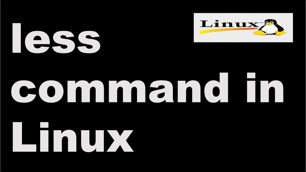less command in Linux with examples  ||Linux Tutorial || Linux Interview Question