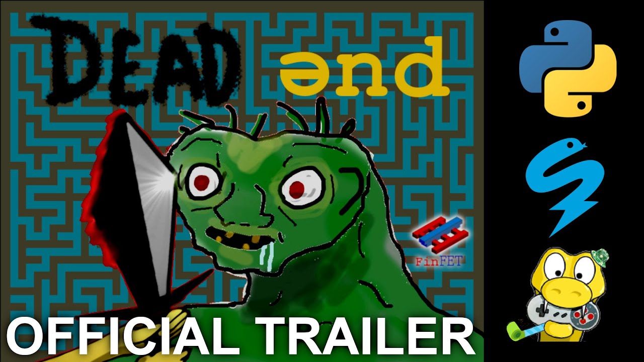 Dead And! Official trailer - 3d Raycasting game in Python Pygame