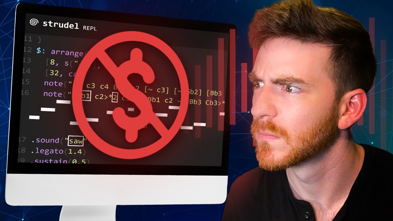 I made music with javascript, and Youtube claimed it.