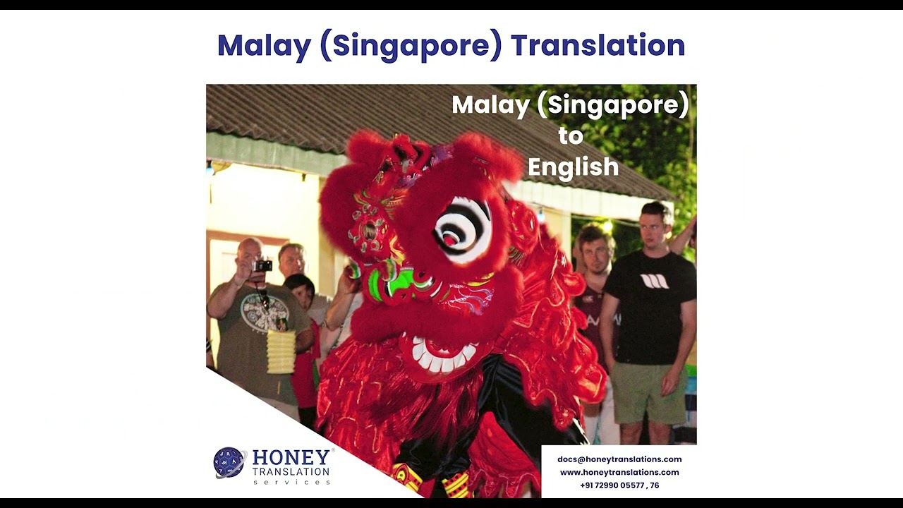 English to Malay(singapore) Language Translation Services