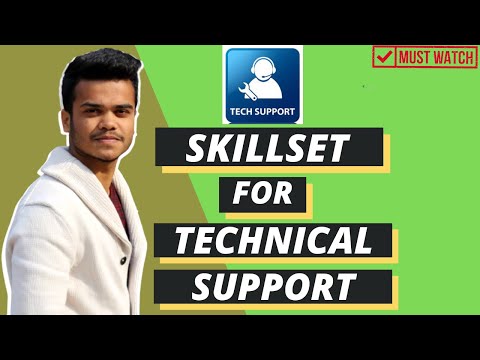 Skills Required for Technical Support Job Role | How to become Technical Support Engineer?