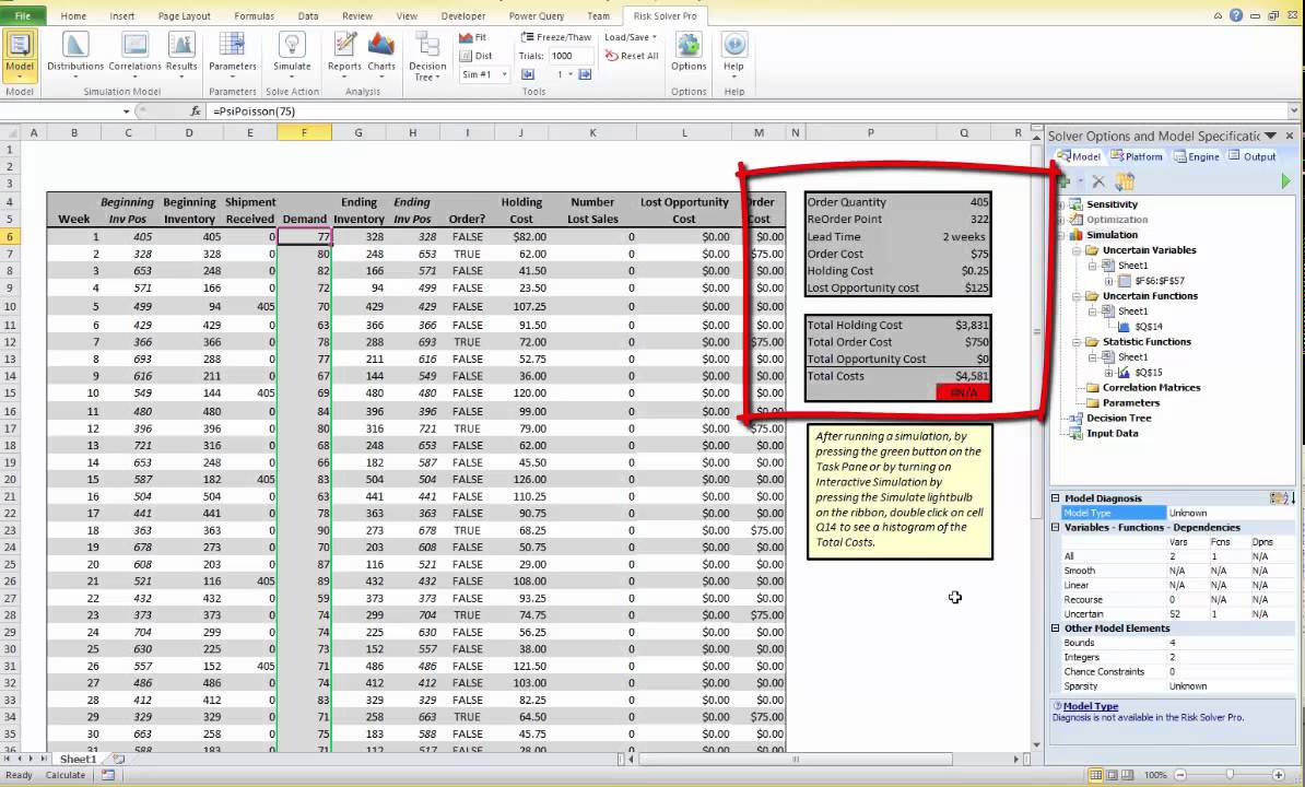 Inventory Management Simulation Example - What is Monte Carlo Simulation?