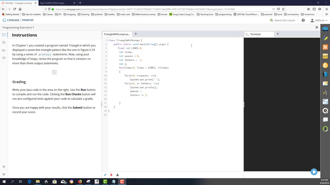 Java Programming exercise 6 7