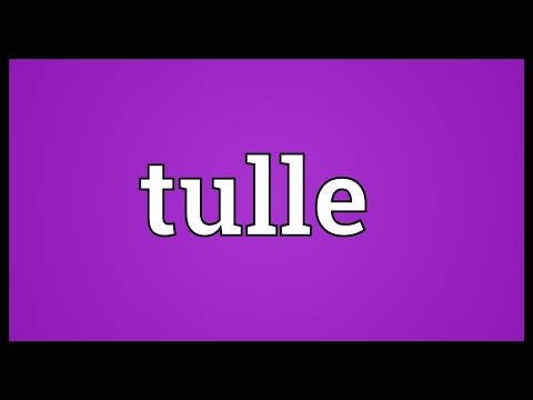 Tulle Meaning