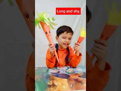 I'm a Little Carrot 🥕 | Nursery / LKG English rhyme | Carrot rhyme for kids | #ReonandRayra