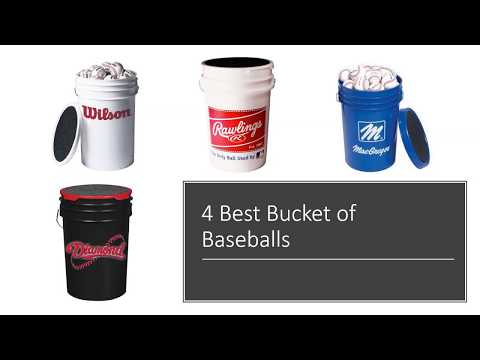 4 Best Bucket of Baseballs - Wilson A1030, MacGregor 79P, Rawlings, Diamond