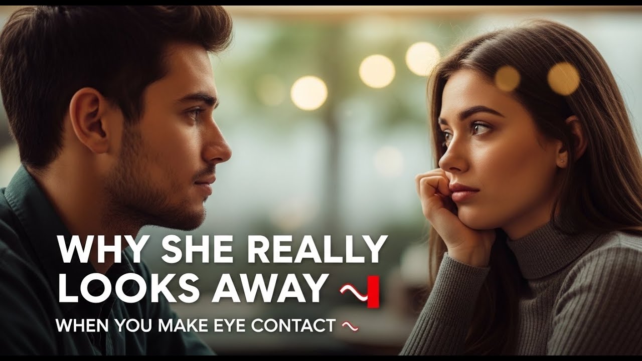 Why She Really Looks Away When You Make Eye Contact