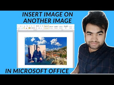 How to insert image into another image using Microsoft word 2025