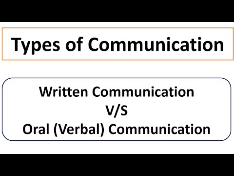 Written v/s Verbal Communication-Advantages/Disadvantages-Urdu/Hindi