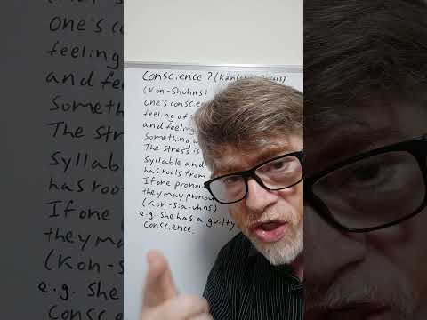 Do You Mispronounce the Word Conscience? Many Do - English Tutor Nick P