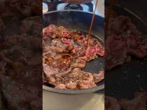 Japanese BBQ Beef Yakiniku in just 5 mins #japanesefood #bbq #grill