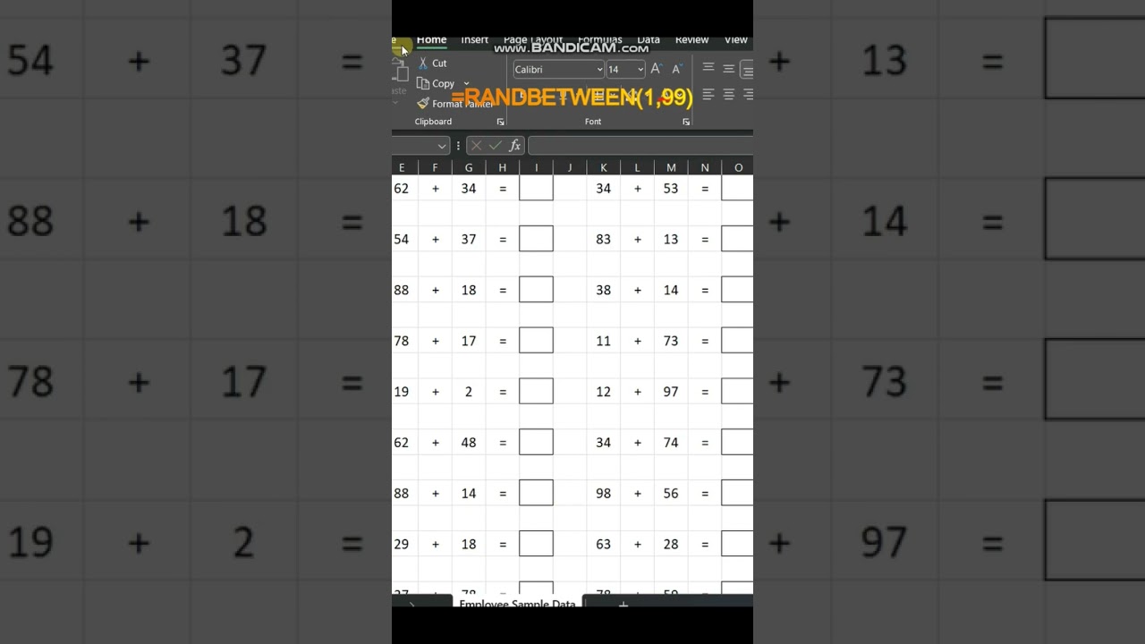 Amazing way to creat math sheets for students