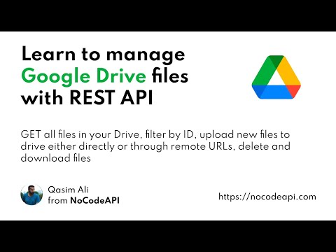 Learn to manage Google Drive files with REST API