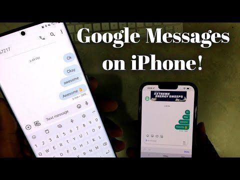 How to Install Google Messages from your Android to an iPhone!