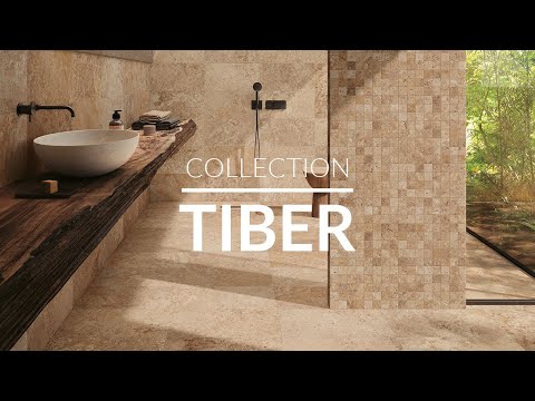 TIBER - Un carrelage qui reproduit fidèlement l’aspect du Travertin naturel
