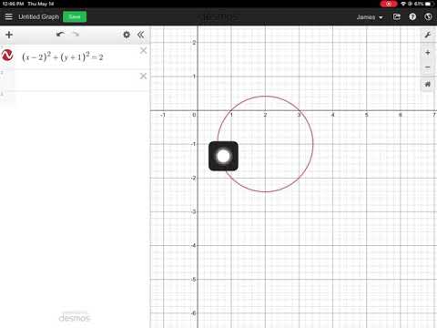 desmos Part of a Circle