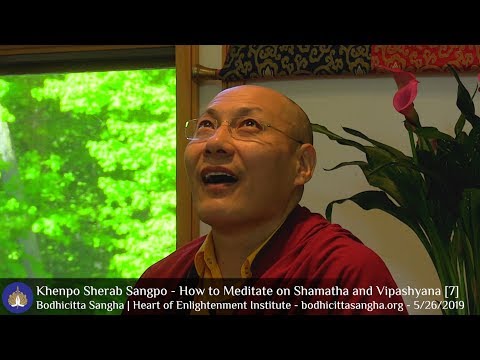 How to Meditate on Shamatha and Vipashyana [7]