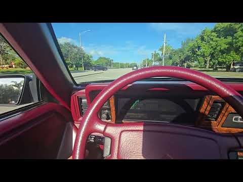 1988 Chrysler LeBaron driving