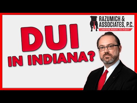 DUI Charges in Indiana - What You MUST Know!