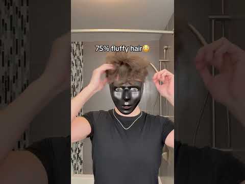 10000% fluffy hair on top, and using black mask texture powder is almost as good😈🥶