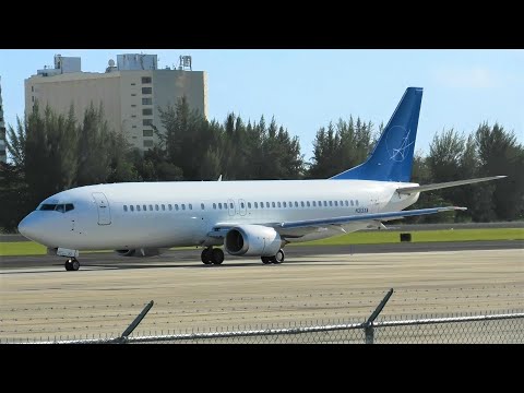 (4K) San Juan Airport: iAero & Regular Traffic!