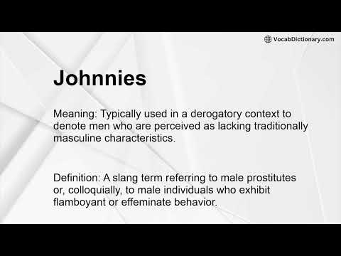 Johnnies Meaning