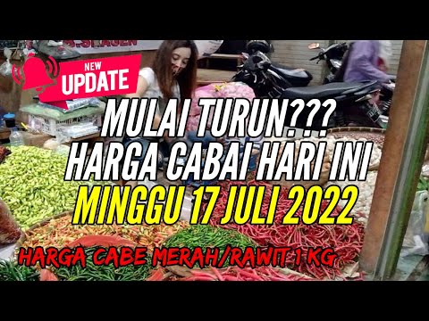 🔴 UPDATE: Harga Cabe/Cabai Rawit/Merah 1 KG Hari Ini, Minggu 17 Juli 2022