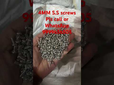 Stainless Steel Screw - SS Screw Latest Price, Manufacturers & Suppliers