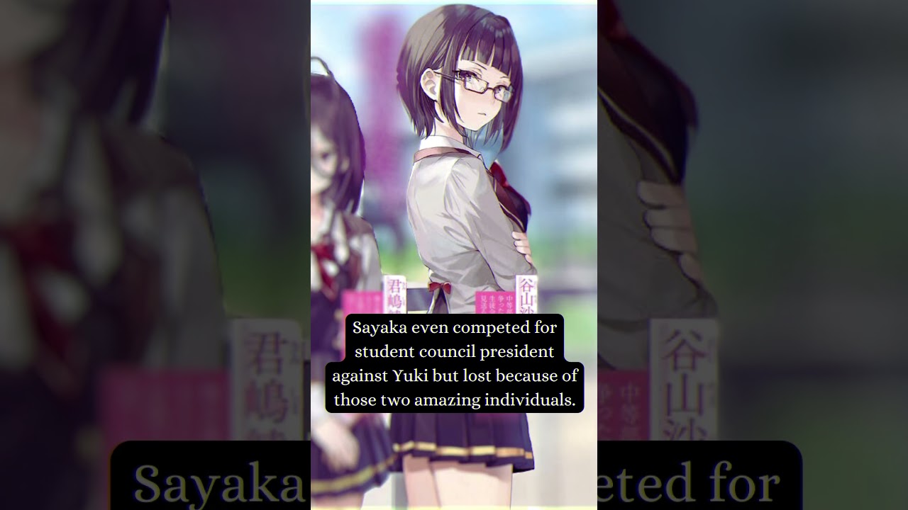 Sayaka Taniyama: The Biggest Masachika & Yuki Shipper || Roshidere || #shorts