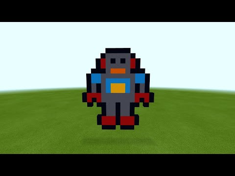 Minecraft Pixel Art - Robot