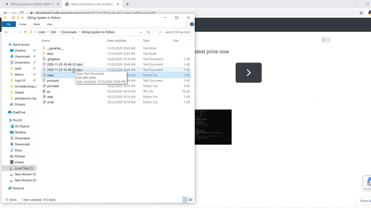 Billing System In Python With Source Code | Source Code & Projects