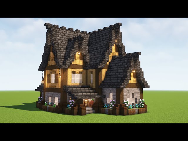 🍃 Big Medieval House | 3 Variation Collection Minecraft Map