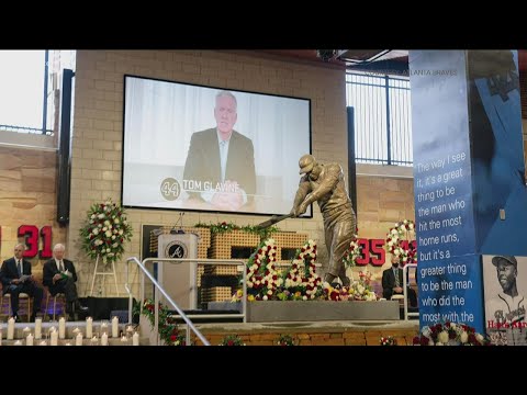 Former, current Braves remember Hank Aaron during emotional memorial service